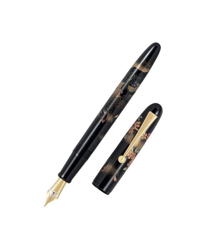Stylo Plume Namiki Yukari Hirondelles Fleurs de Cerisier FN-30M-TS-F